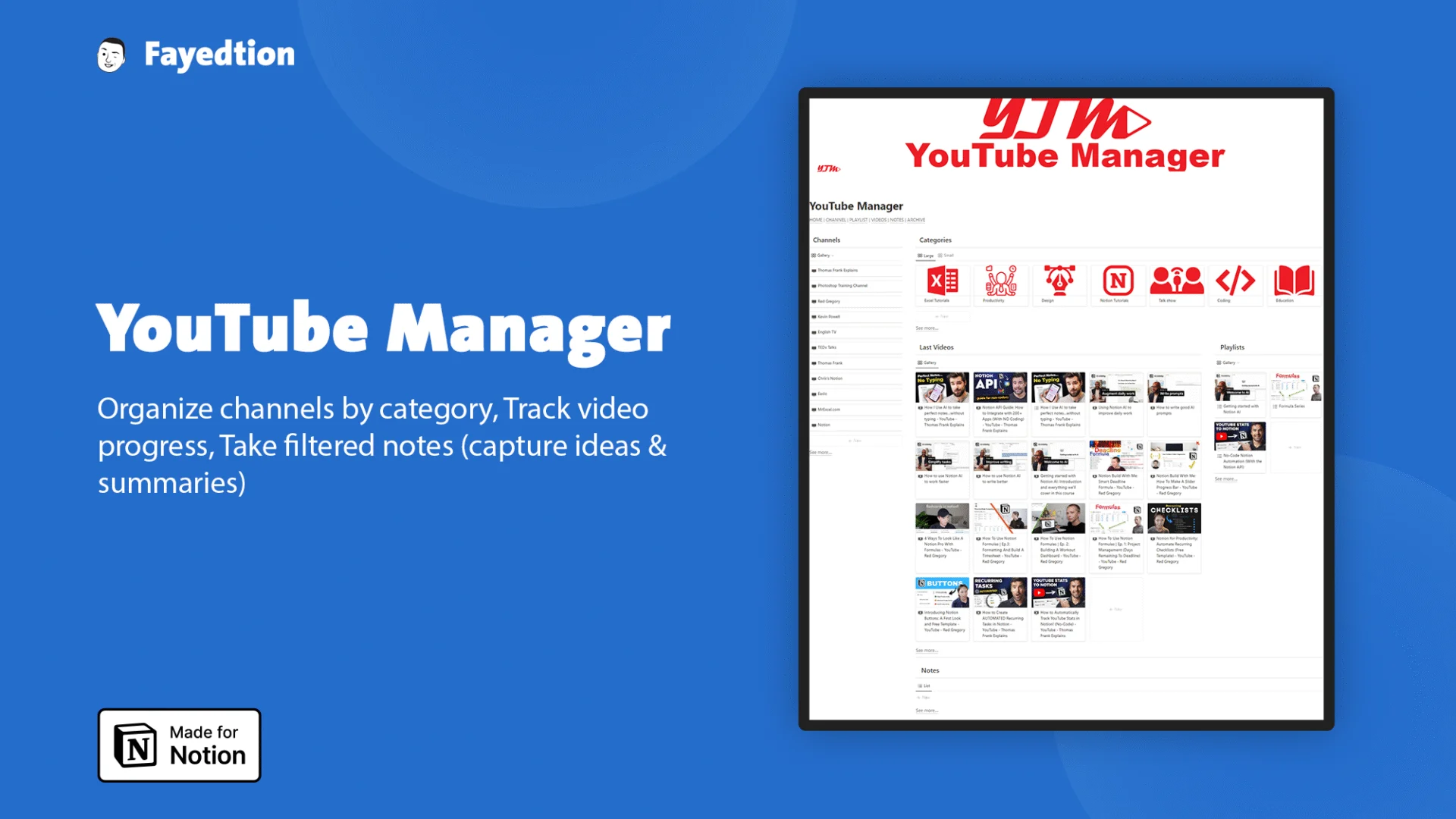 YouTube Manager | Fayed - Fayedtion